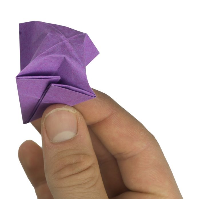 Prachtvoller Origami Diamant - Anleitung Diamanten falten (basteln)