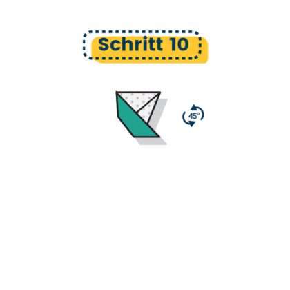 Origami Boot falten - Einfache Anleitung mit 10 Schritten - Ideal für ...