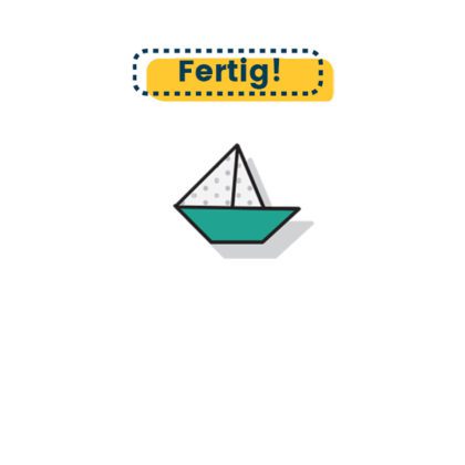 Origami Boot falten - Einfache Anleitung mit 10 Schritten - Ideal für ...