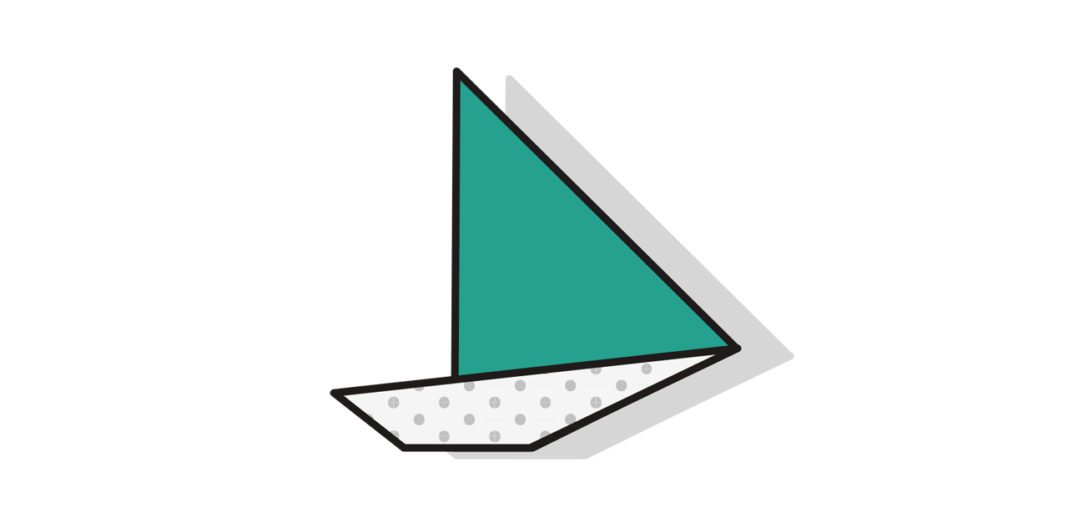 Einfaches Origami Segelboot falten - 4 Schritte Anleitung für Kinder!